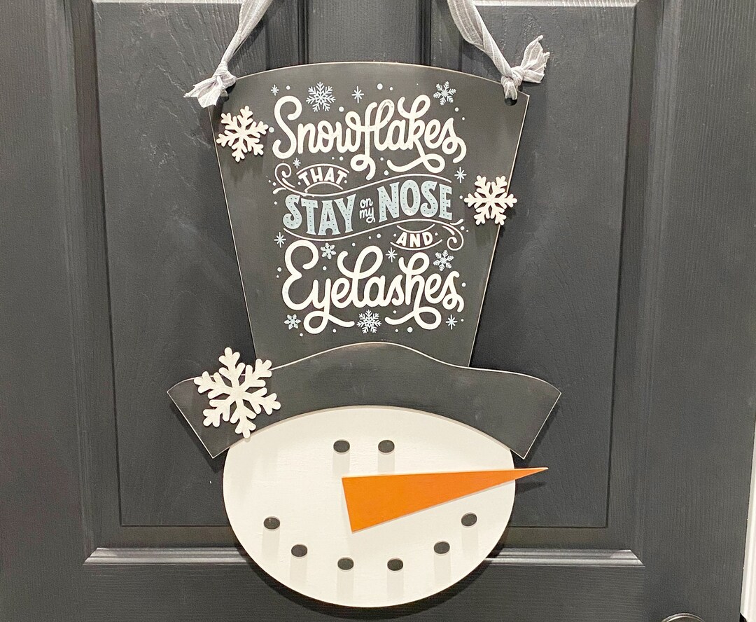 Snowman W/ Top Hat - Etsy