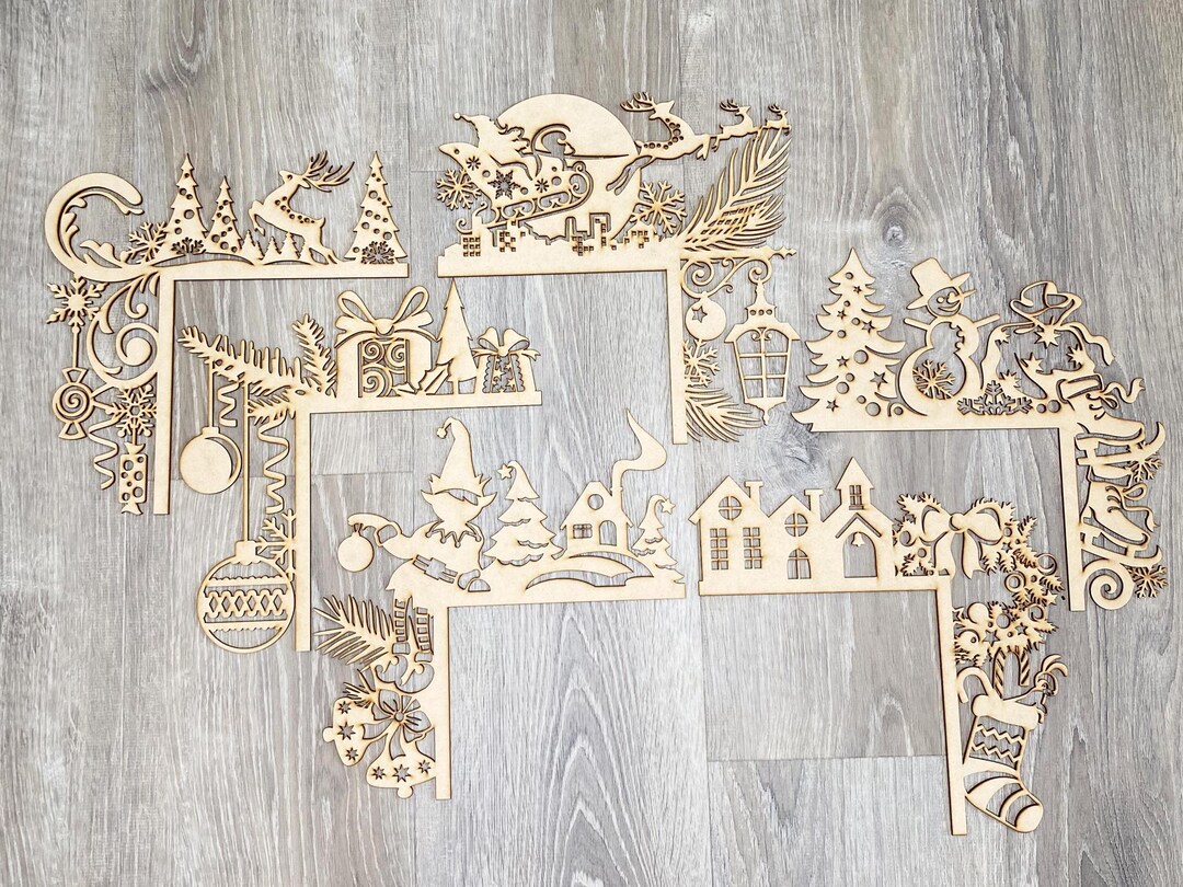 Christmas Door/window Corners 2024 - Etsy