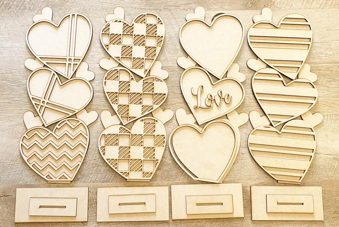 Stacking Hearts - 4 Styles Available - Etsy