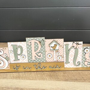 March Craft Box 2025 - Easter & Spring Block Signs - Etsy
