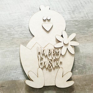 Happy Easter Chick - Etsy