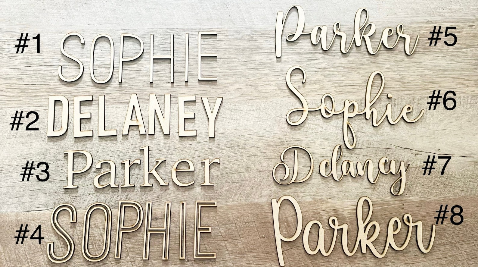 Custom Name Fonts - Etsy