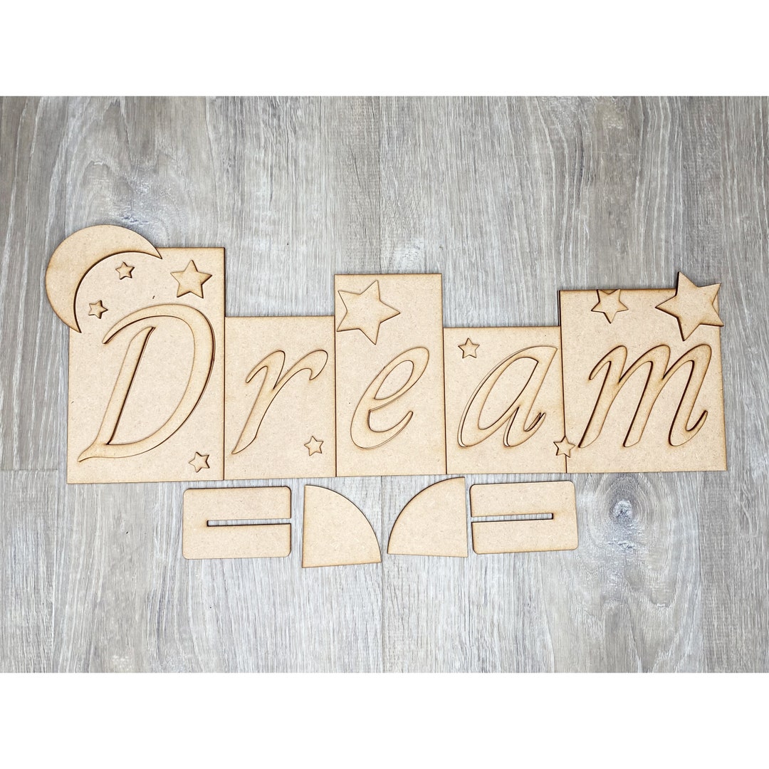 Dream Word Block - Etsy