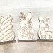 Bunny Set W/ Bases - Etsy