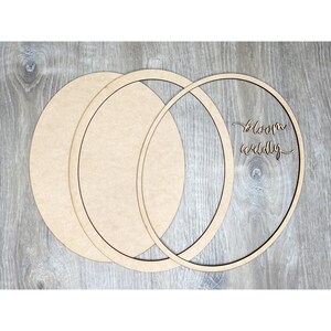 Acrylic Oval Surface W/ Frame - Etsy