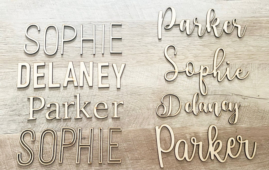 Custom Name Fonts - Etsy
