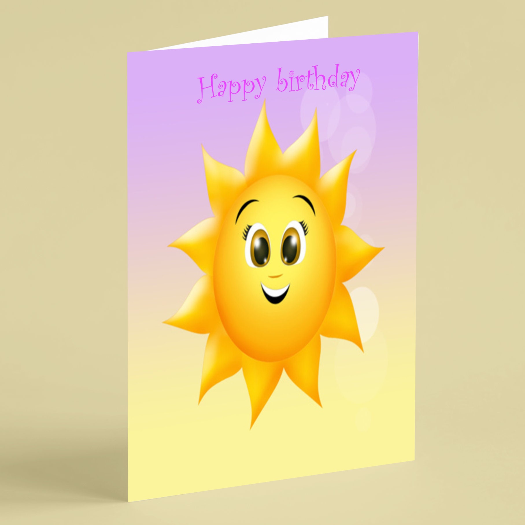 Happy Sun Birthday Card Beebooh Cards - Etsy