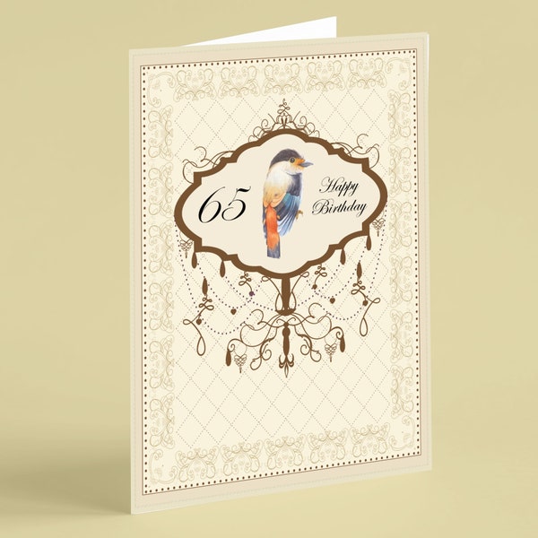 65th Birthday Card for Son - Etsy