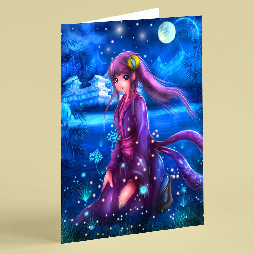 Fantasy Female Character Birthday Card - Beebooh Cards - Etsy