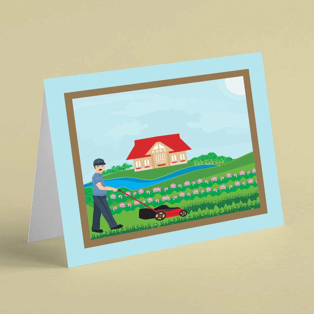 Gardener Birthday Card Beebooh Cards - Etsy