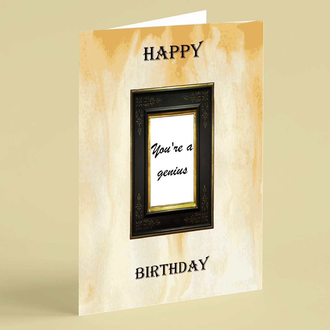 You're a Genius Birthday Card Beebooh Cards - Etsy
