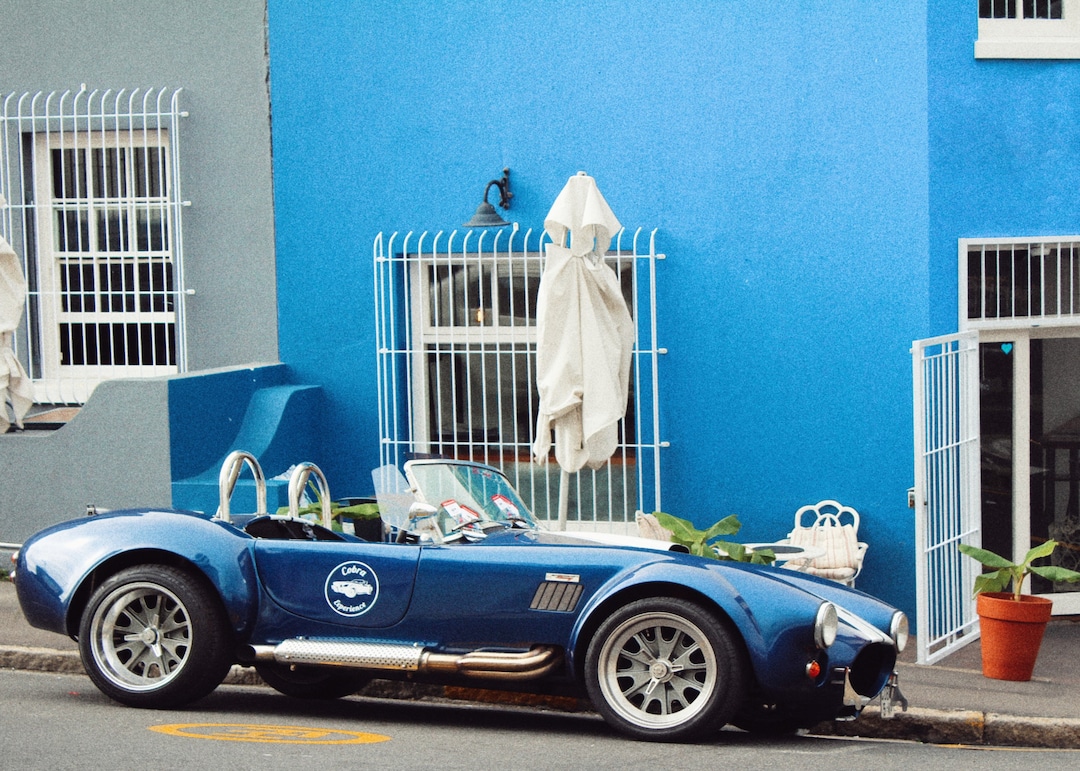 Blue Shelby AC Cobra Car A4 Glossy Photograph - Etsy