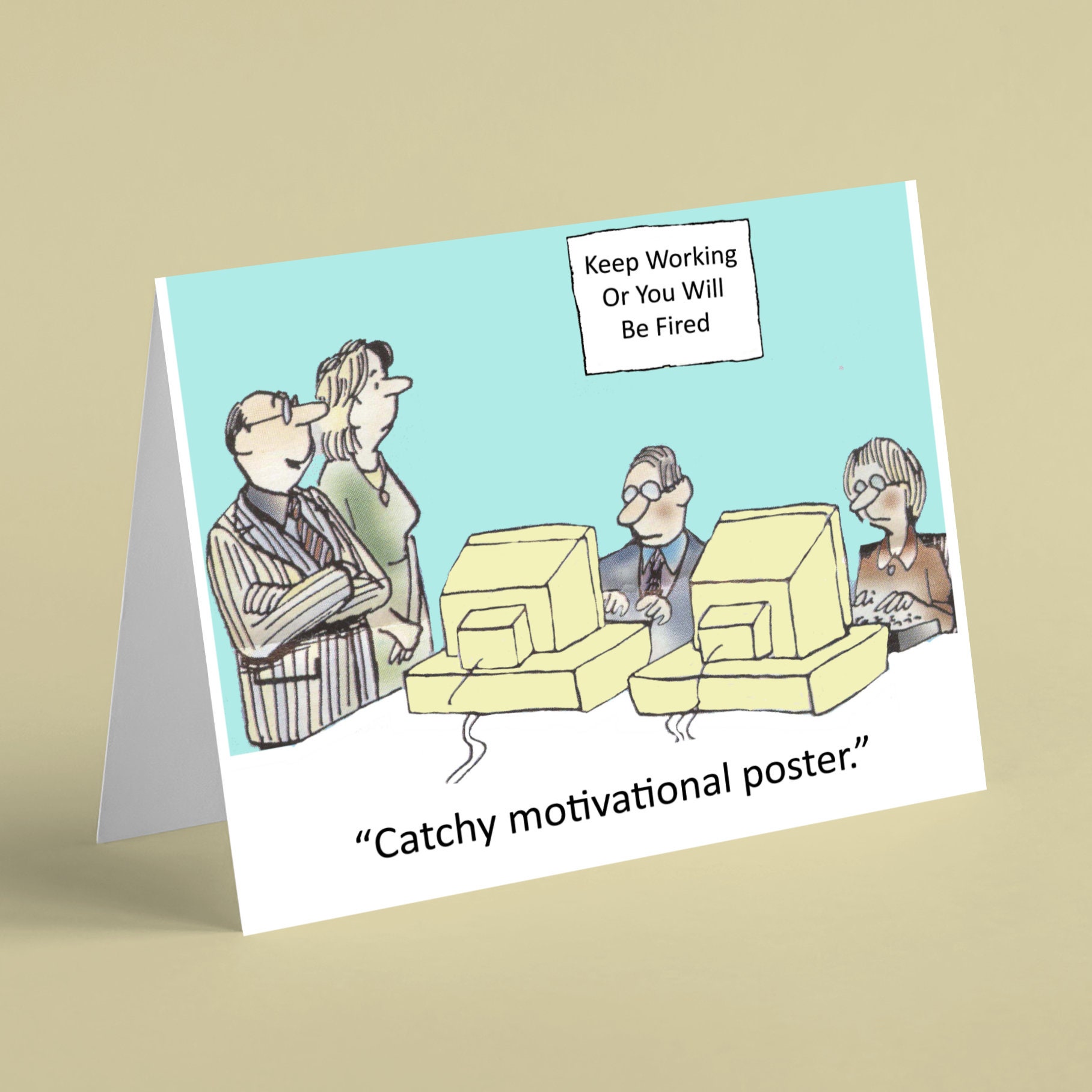Work Ethic Humour Birthday Card Beebooh Cards - Etsy