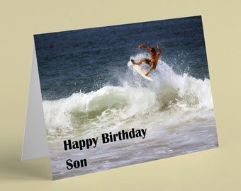 Hope the Surf's up for You This Birthday Greetings Card With Envelope ...