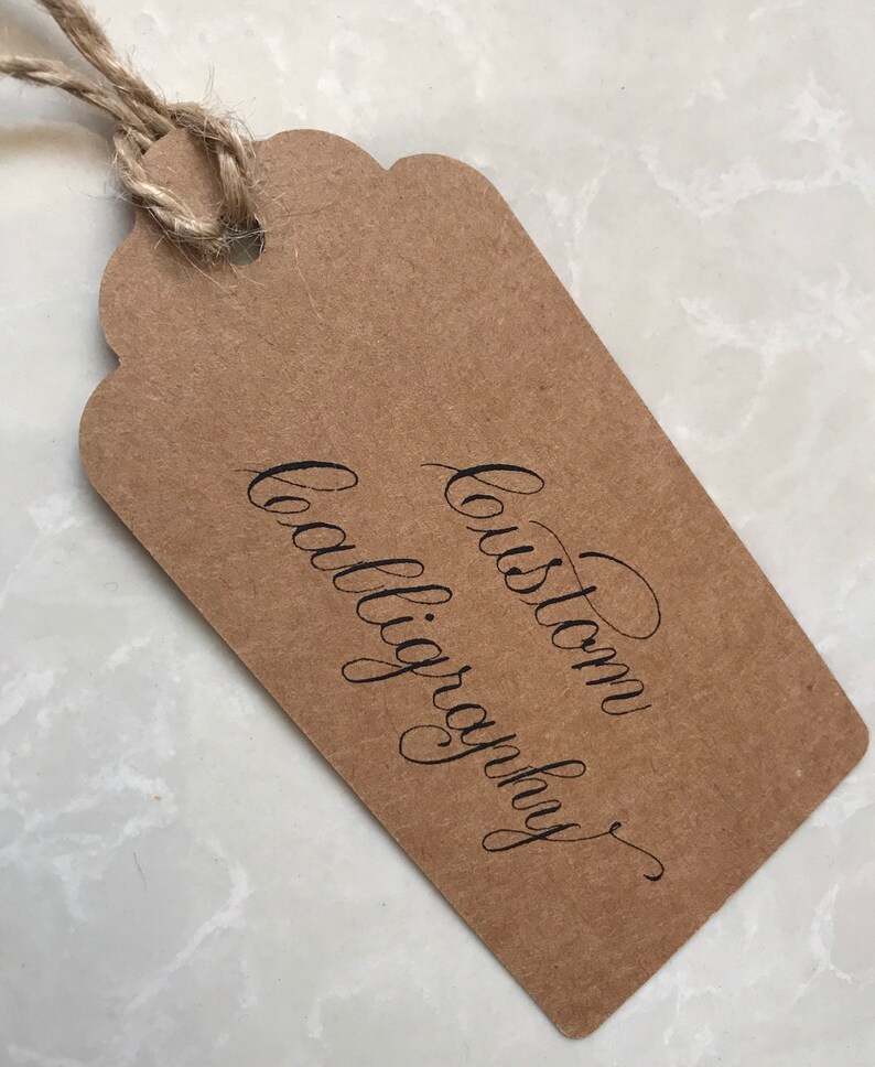 Hand-written Personalised Calligraphy Name Tags, Gifts/birthdays ...