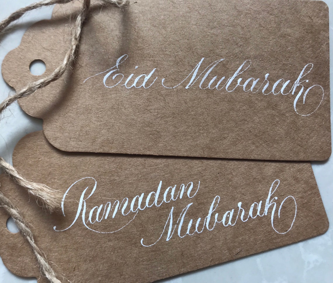 Hand-written Personalised Calligraphy Name Tags, Gifts/birthdays ...