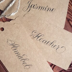 Hand-written Personalised Calligraphy Name Tags, Gifts/birthdays ...