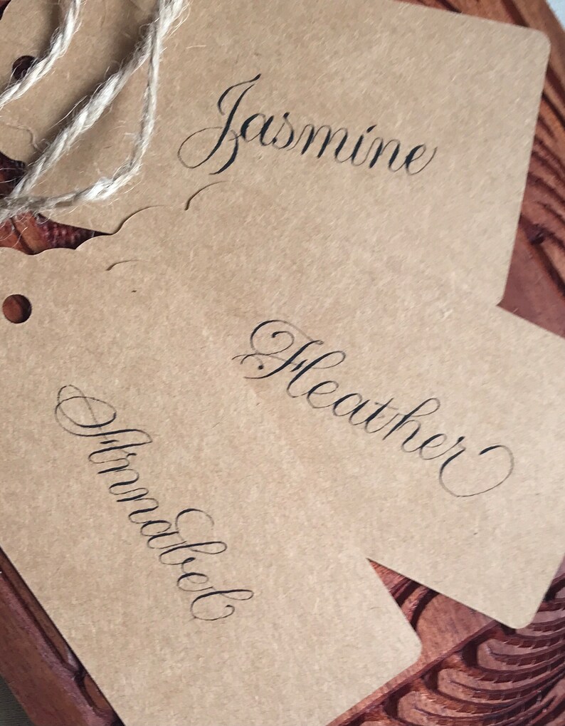Hand-written Personalised Calligraphy Name Tags, Gifts/birthdays ...