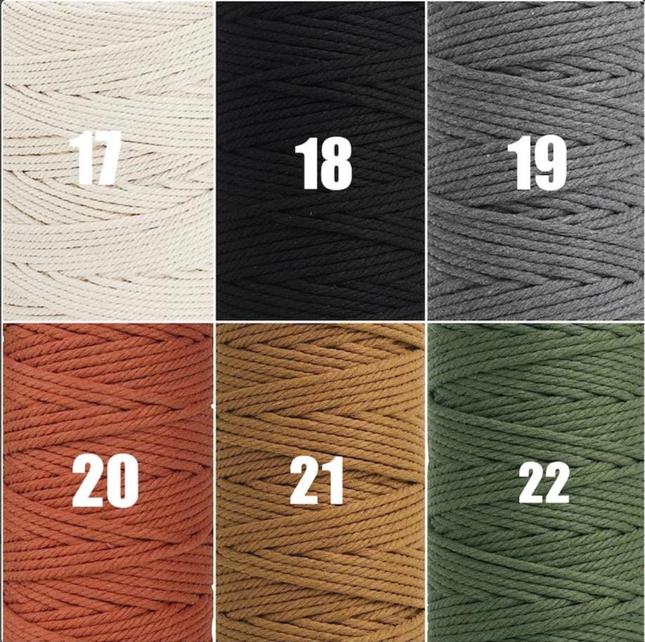 Boho Macrame Knot Wall Hanging: Colorful Handmade Rope Decor (90cm X ...