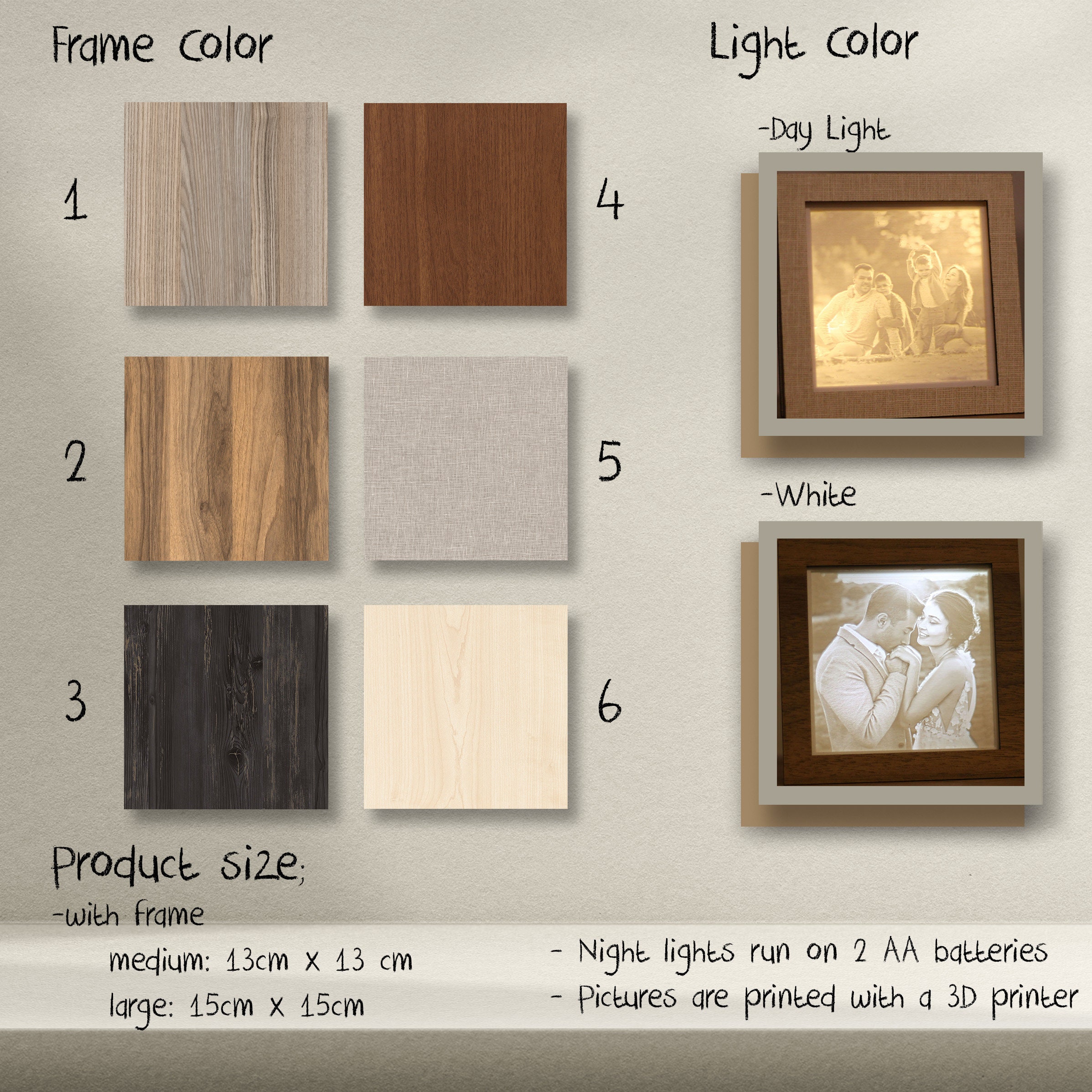 Personalized Photo Night Light 3d Printing Night Light - Etsy