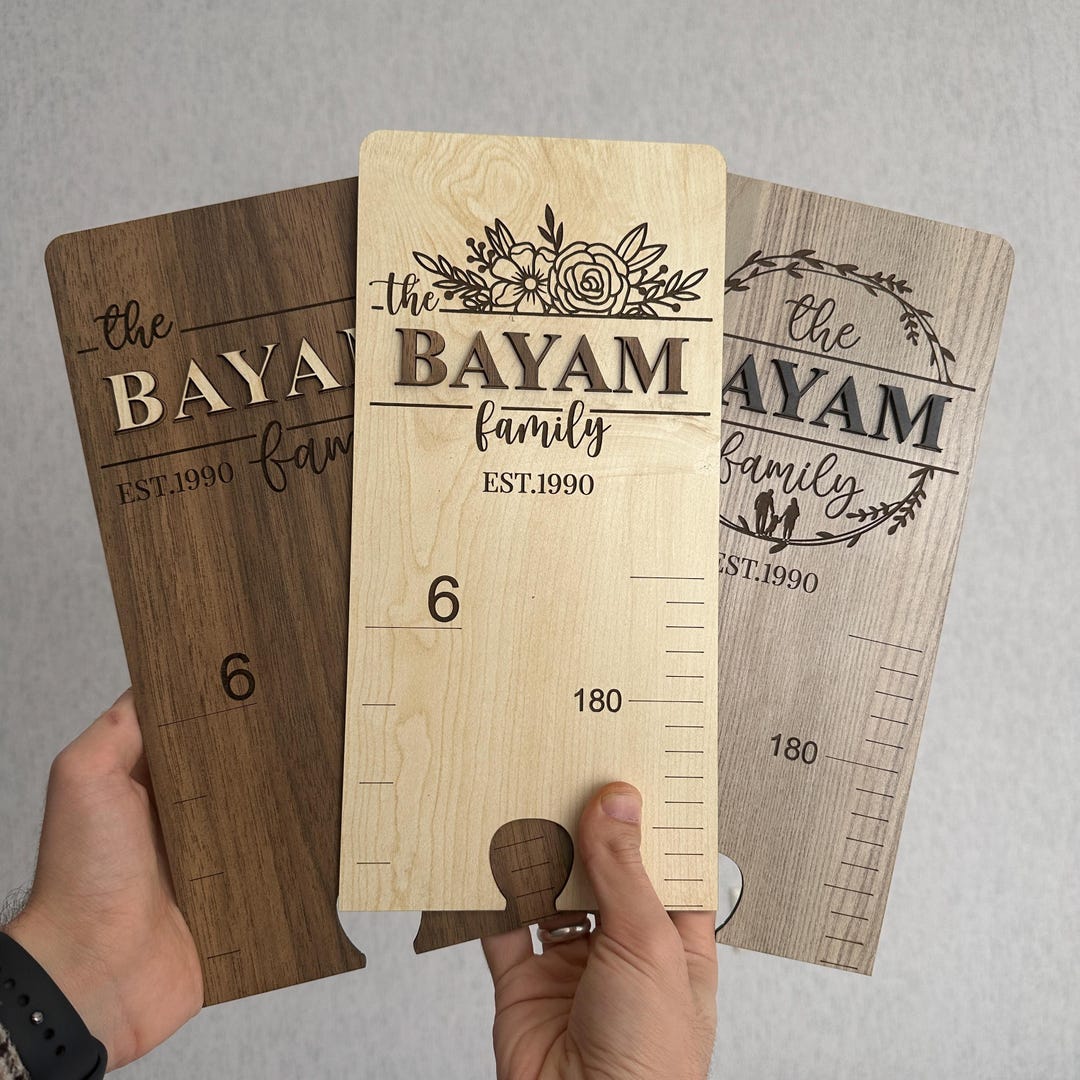 Personalized Family Growth Chart - Family Gift , Child Gift With Custom ...
