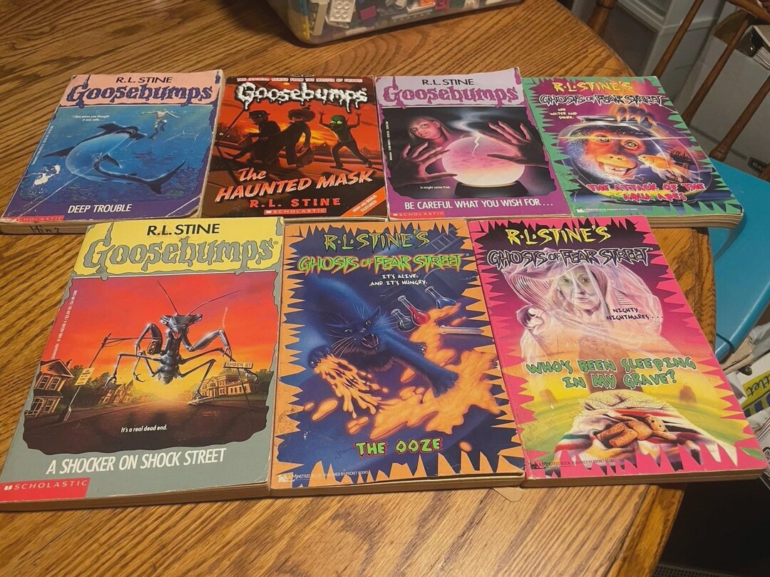 RL Stine Goosebumps Ghosts of Fear Street Book Lot of 8 - Etsy