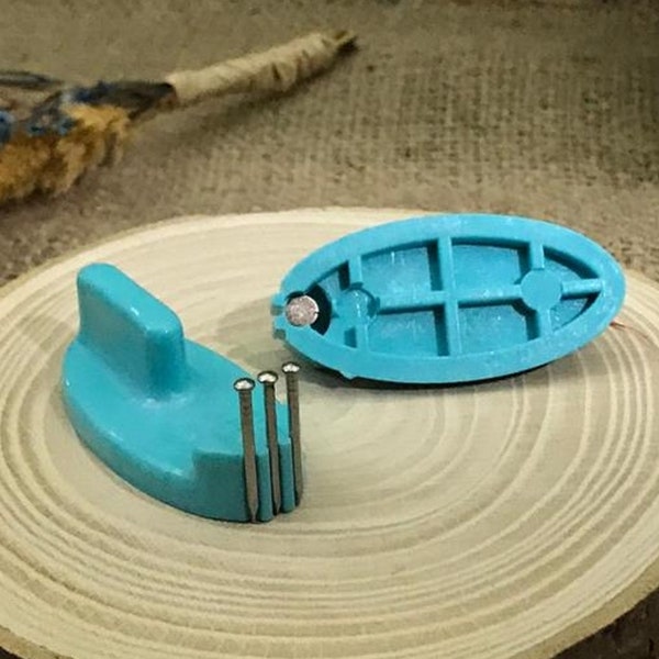 Wood String Holder - Etsy