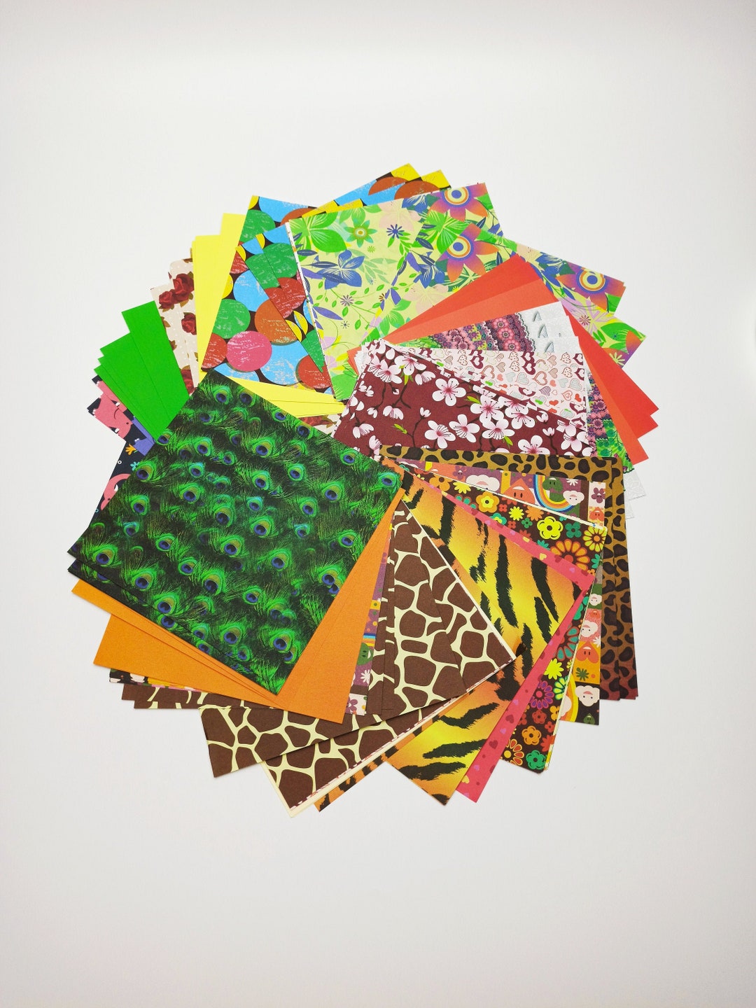 Assorted Origami Pack, 100 Sheets 25 Different Patterns, Origami Art ...