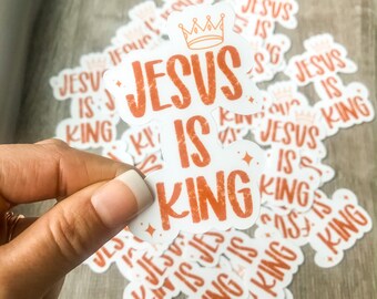 King Jesus Sticker - Etsy