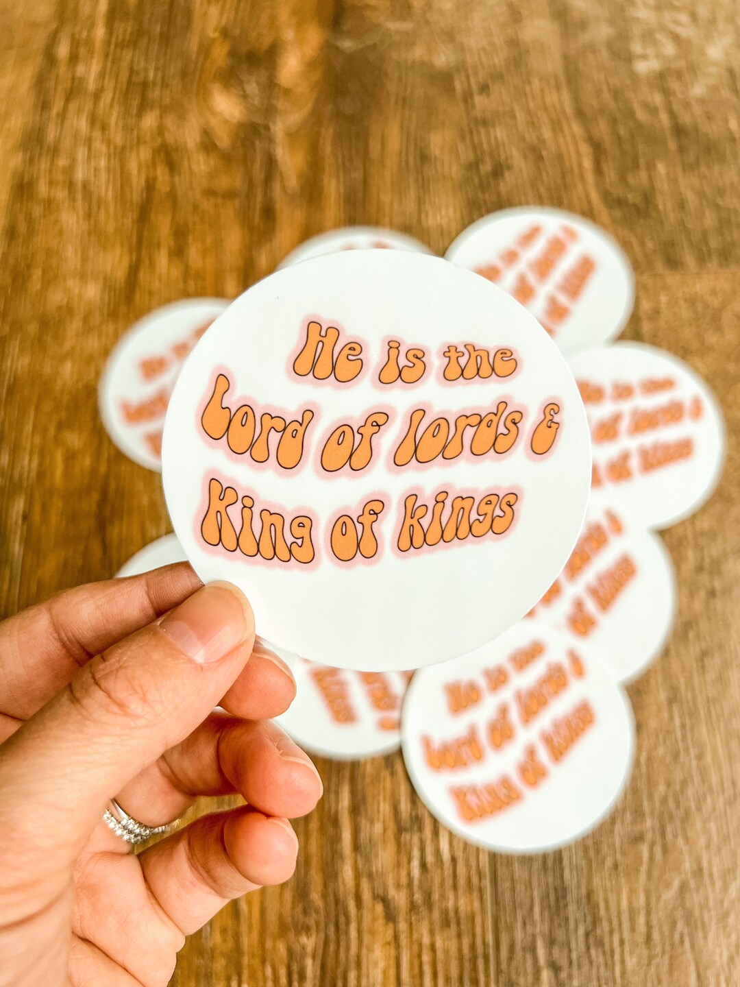 Lord of Lords & King of Kings Sticker / Faith Sticker / Matte ...