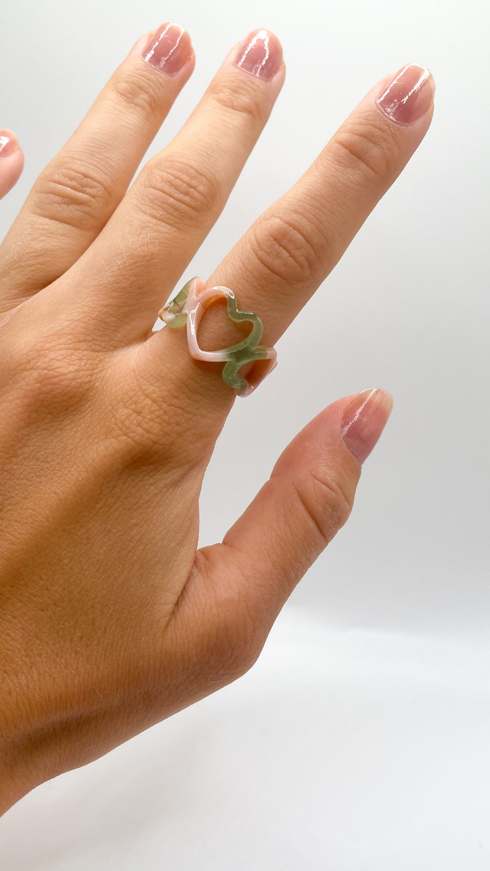 Colourful Summer Rings // Mix & Match Open Back Rings // - Etsy