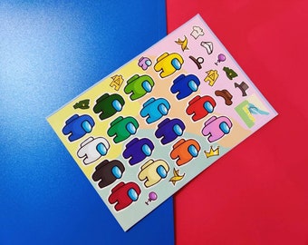 Among Us Dum Sticker | Etsy