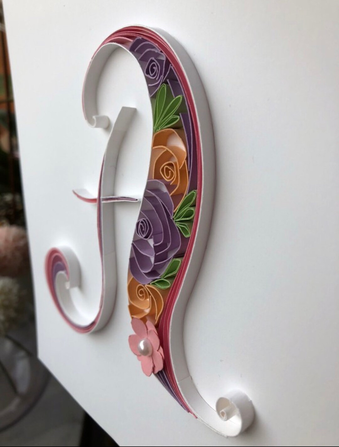 Quilling Monogram "a" - Etsy
