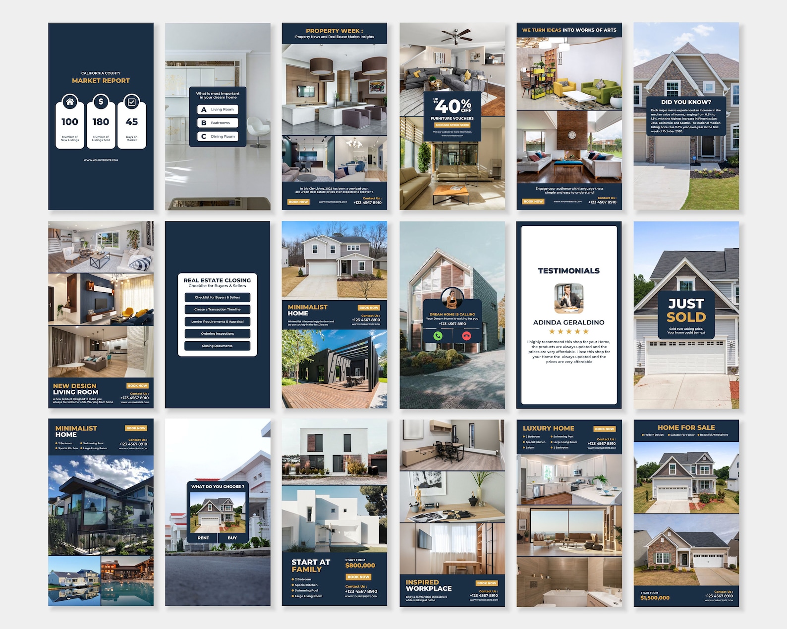 Real Estate Canva Templates Real Estate Instagram Templates - Etsy