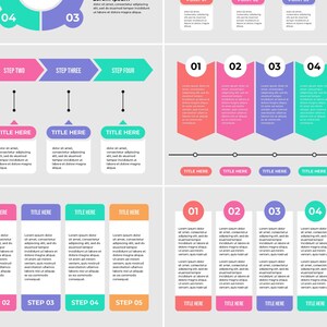 Editable Infographic Bundle | Timeline Infographics Business Plan ...