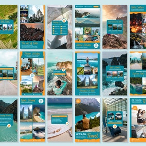 Travel Canva Templates Travel IG Templates Travel - Etsy
