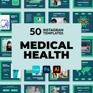 Medical Canva Templates | Medical Social Media Templates | Medical ...