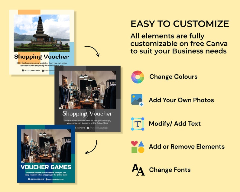 Travel Instagram Templates for Canva Travel - Etsy