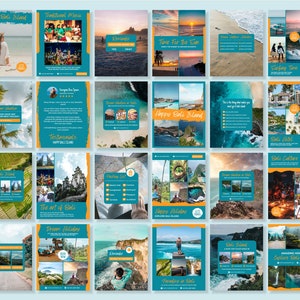 Travel Canva Templates Travel IG Templates Travel - Etsy