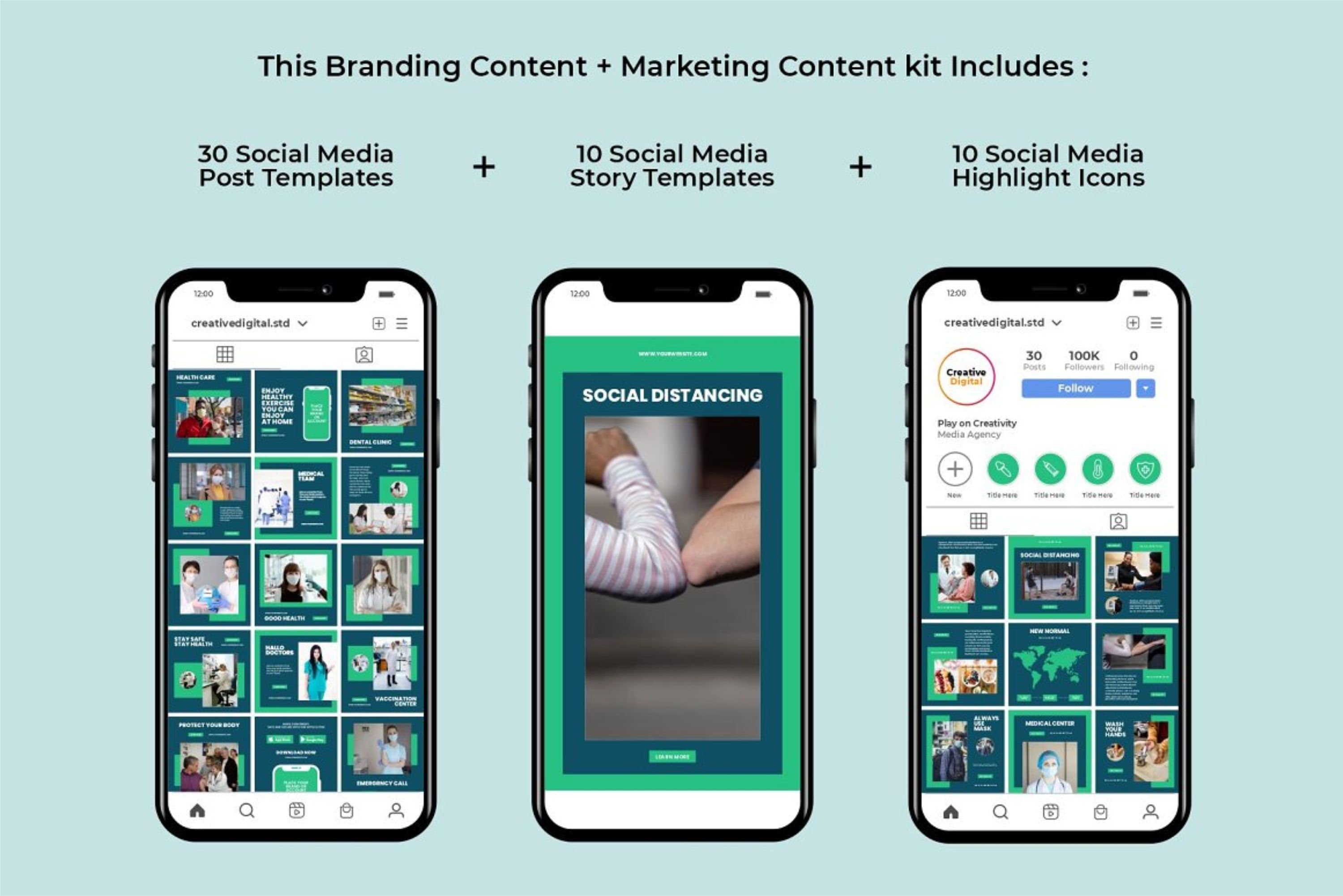 Medical Canva Templates | Medical Social Media Templates | Medical ...