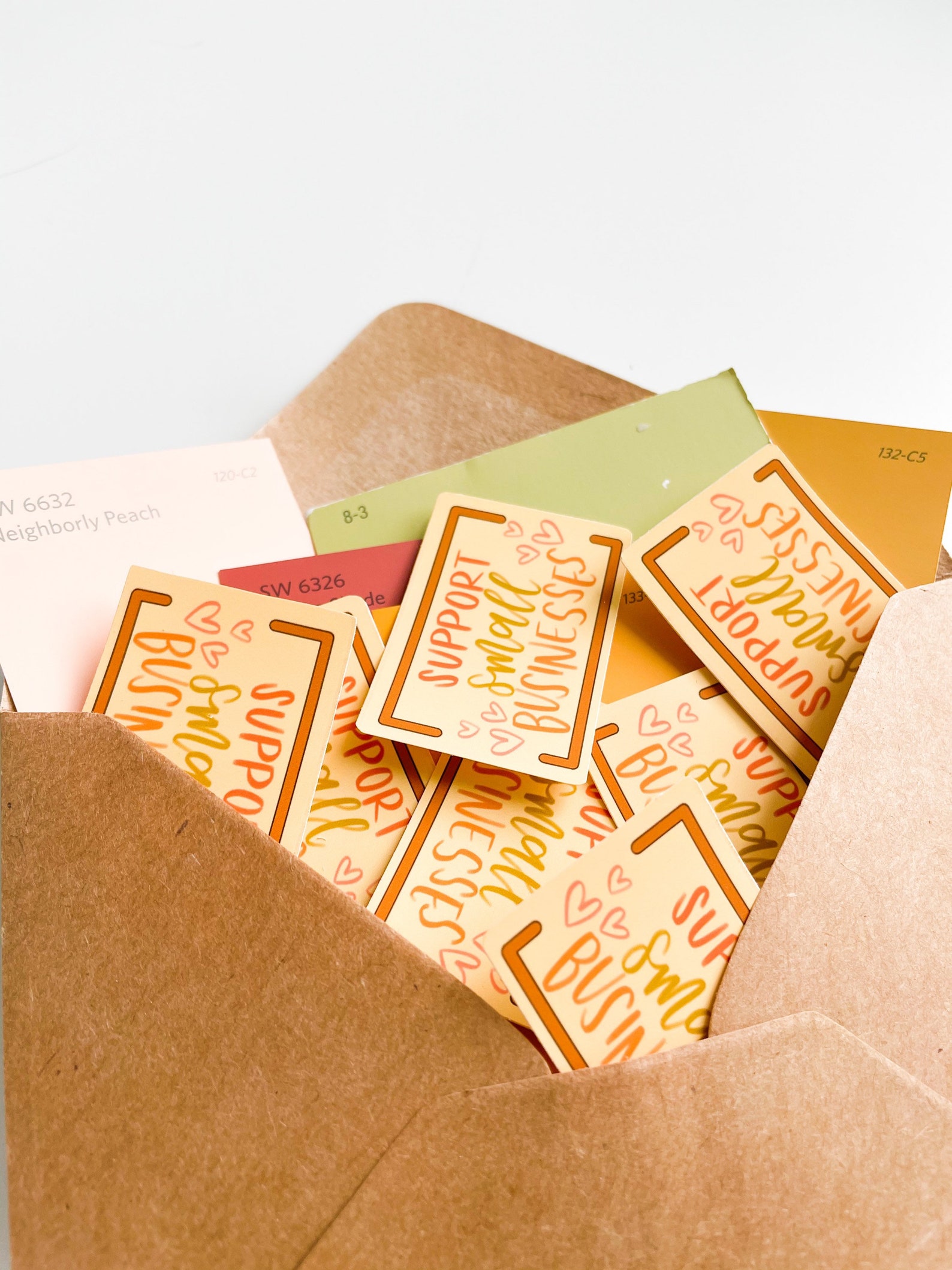 Support Small Business Stickers/weatherproof Stickers/2 Inch - Etsy