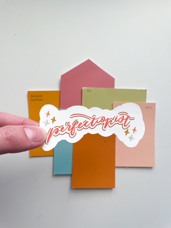 Perfectionist Sticker/weatherproof Stickers/aesthetic | Etsy