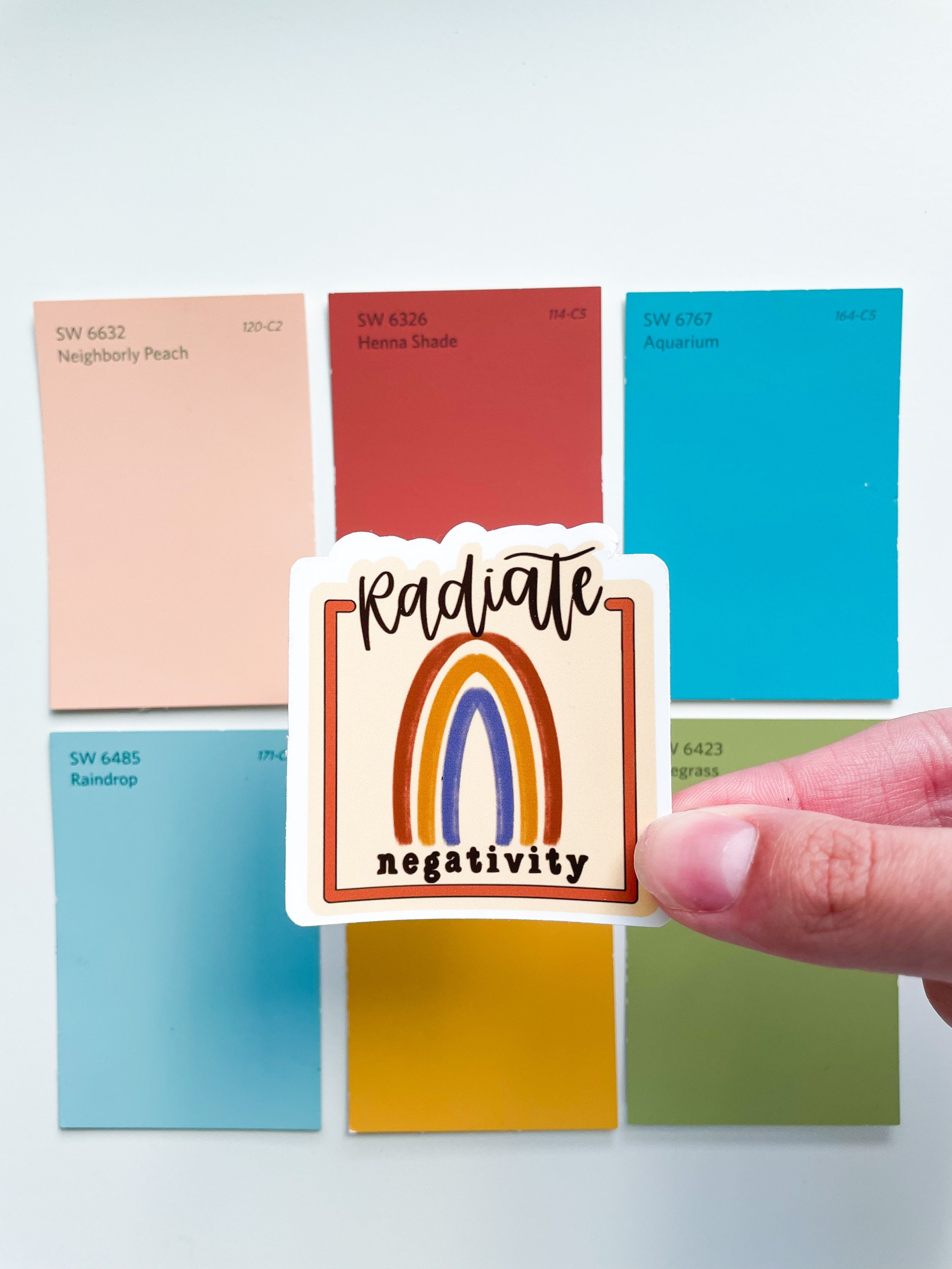 Negativity Sticker Pack/weatherproof Stickers/2 Inch Stickers - Etsy