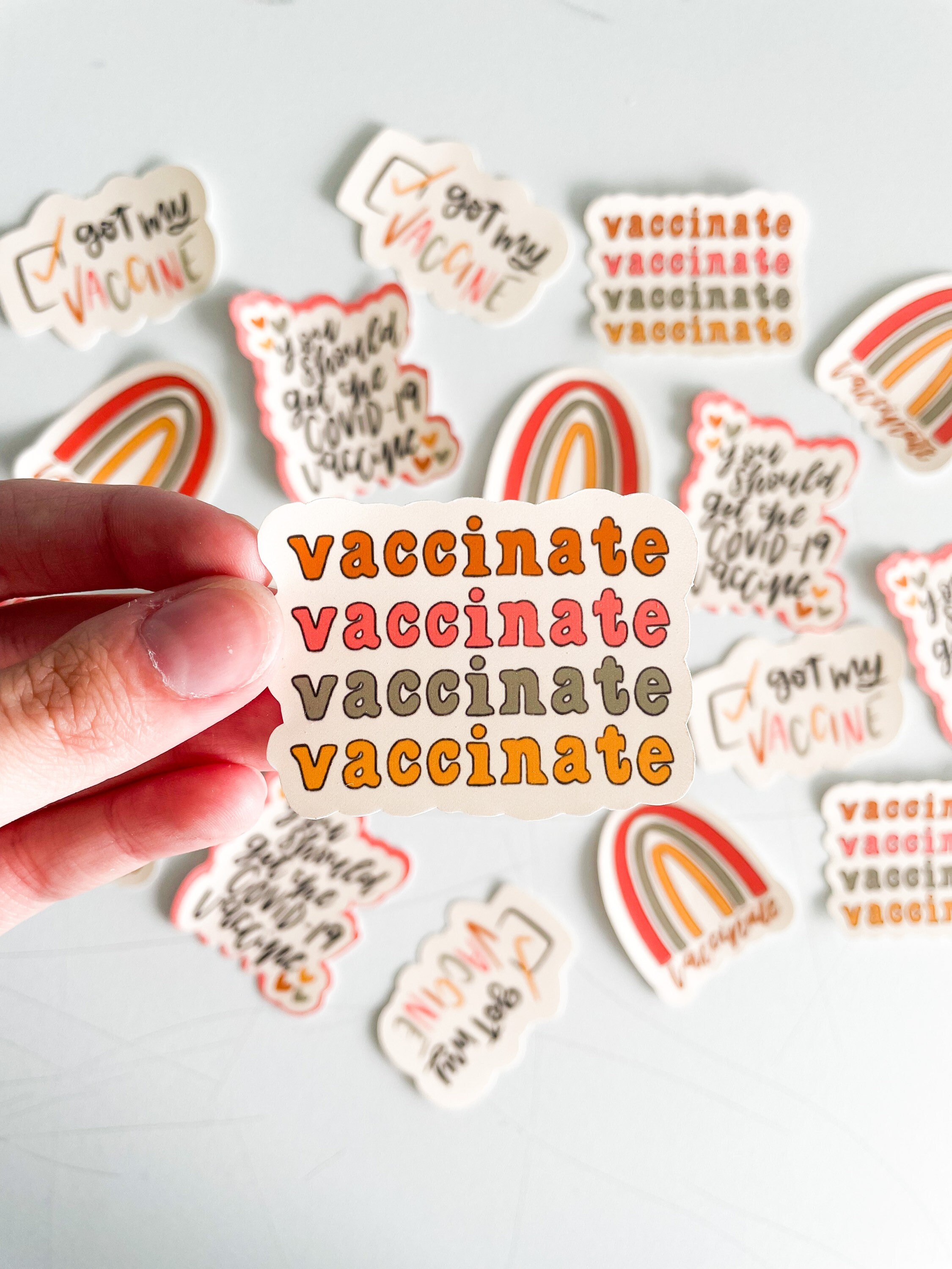 Vaccinate Vaccinate Vaccinate Vaccinate Sticker/laptop Stickers ...