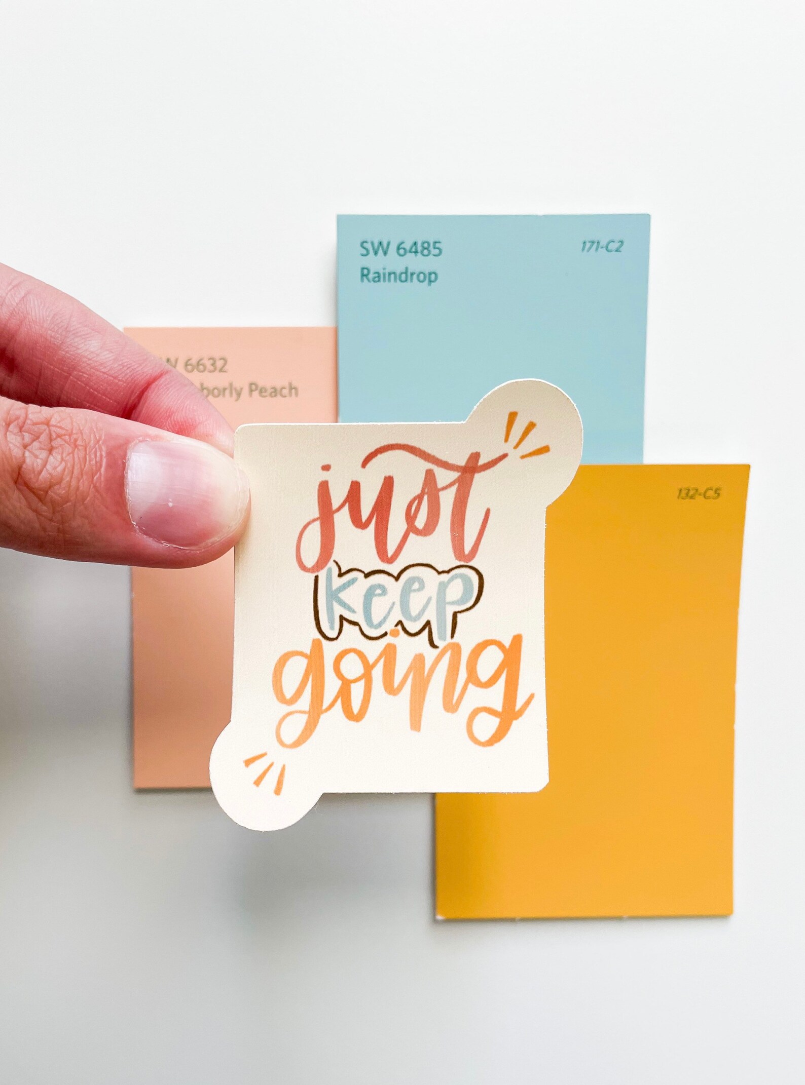 Just Keep Going Stickers/ Weatherproof Stickers/ 2 Inch Stickers ...