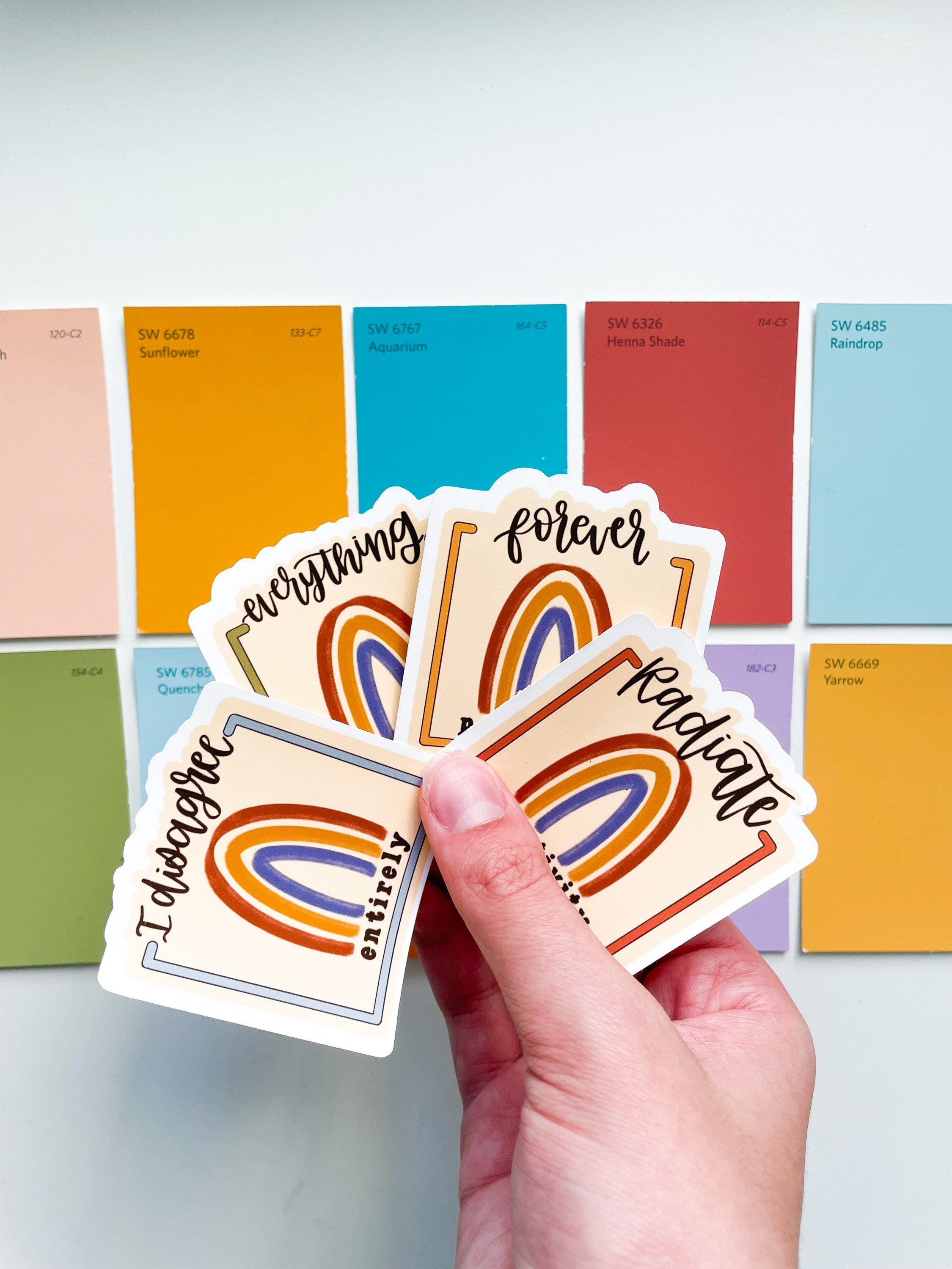 Negativity Sticker Pack/weatherproof Stickers/2 Inch Stickers - Etsy