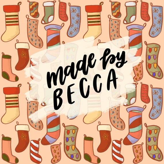 Digital Art & Collectibles Minimalist Stockings Seamless Repeating ...