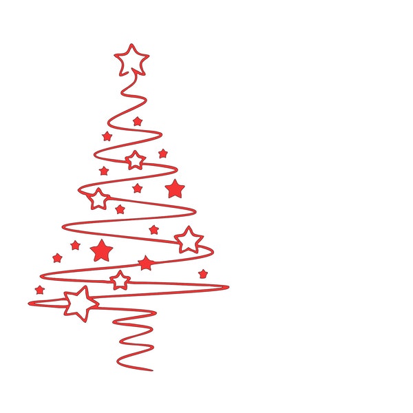 Swirl Tree Decal - Etsy
