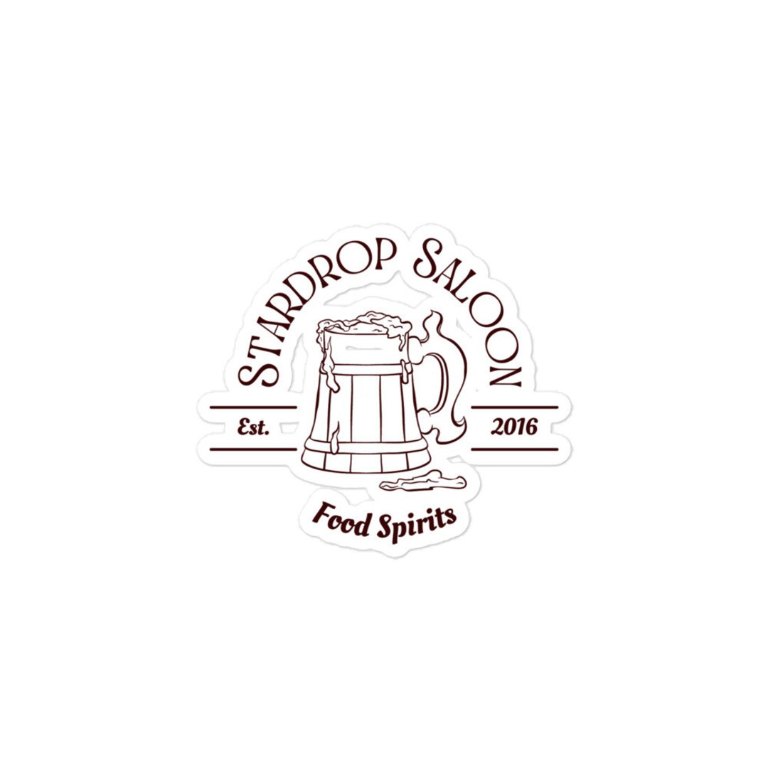 Stardrop Saloon Sticker - Etsy