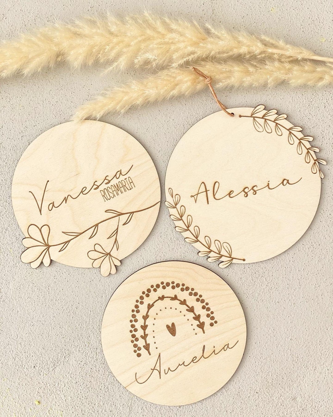 Baby Gift Name Tag for the Children's Room Birth Sign - Etsy